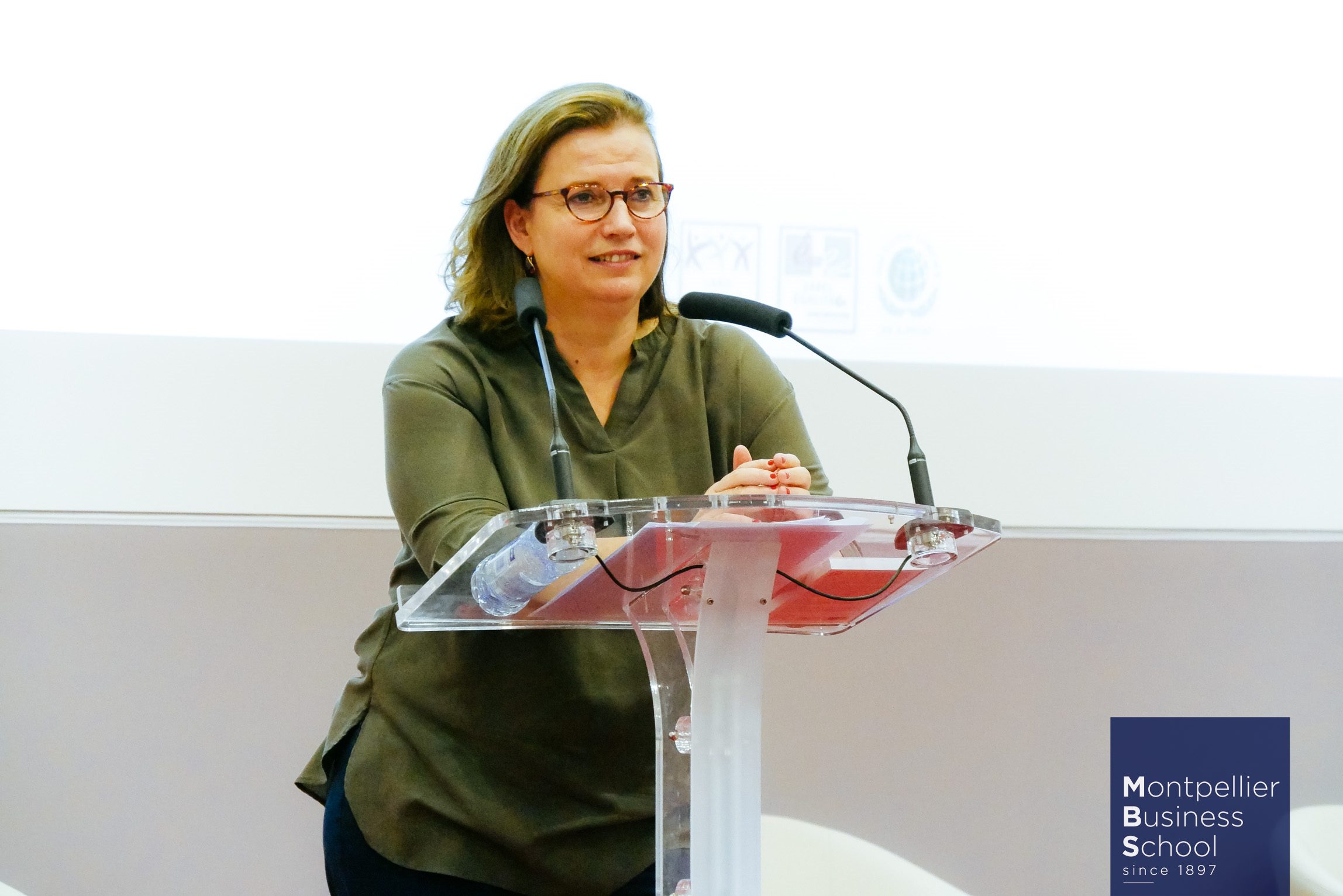 Claire Hedon conference, President of ATD Quart Monde France