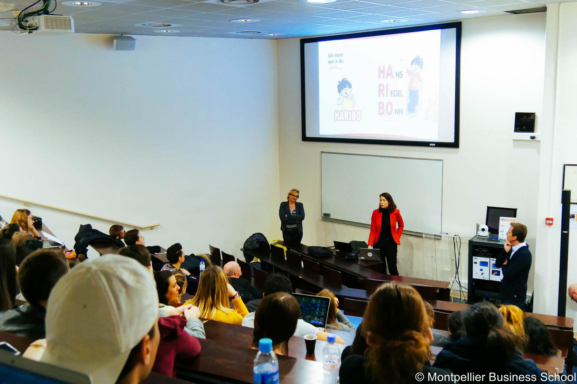 Conférence et présentation Haribo - Montpellier Business School