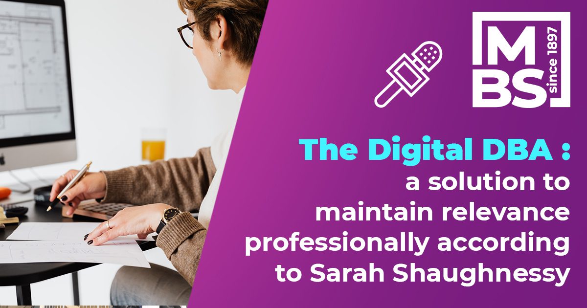 Testimonial - The Digital DBA: a solution to maintain relevance ...