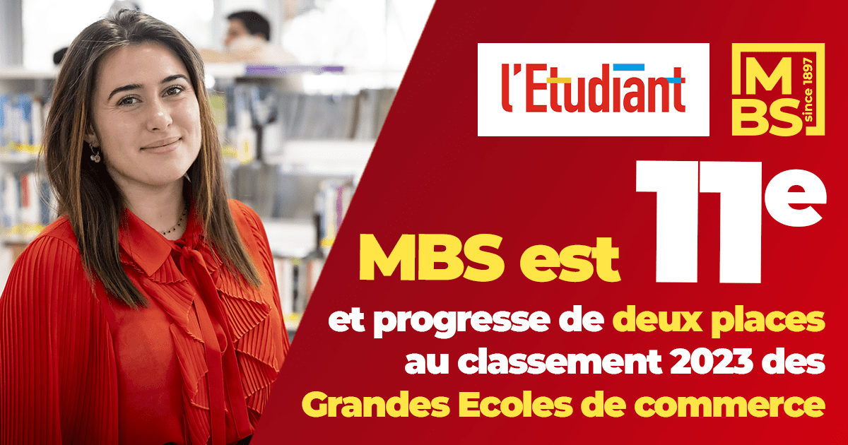 Classement de l’Etudiant 2023 – MBS progresse de deux places et se classe 11e des Grandes Ecoles ...