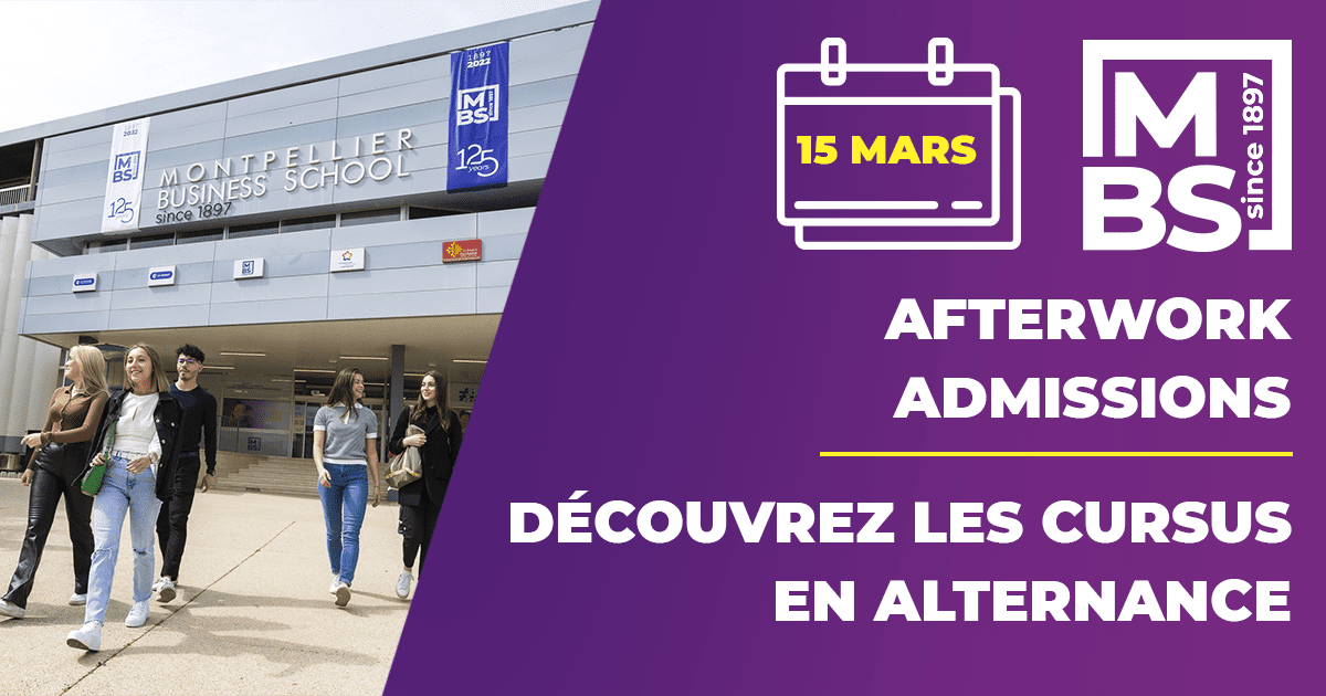 Afterwork Admissions - Découvrez les cursus en alternance - MBS School of business