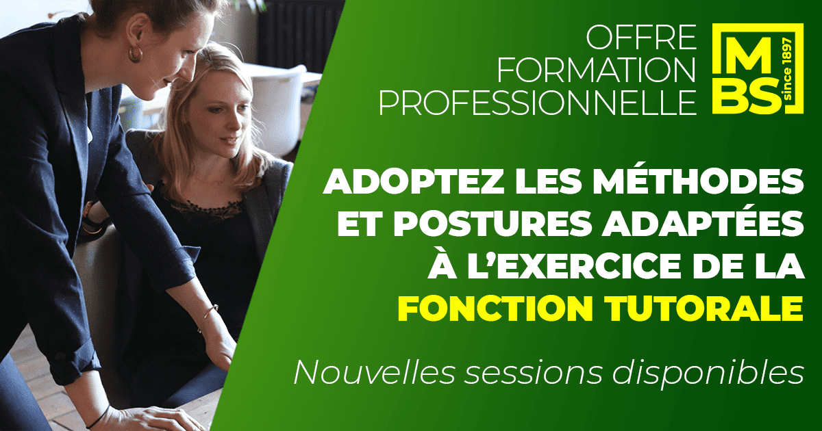 Formation courte en ligne - Formation à la fonction tutorale -MBS